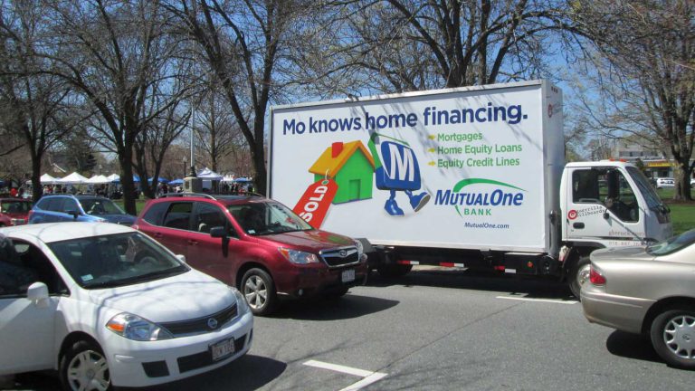 Mutual One Bank - Guerrilla Mobile Billboards
