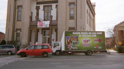 Six Flags - Guerrilla Mobile Billboards